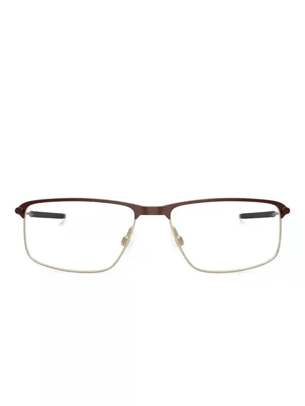 Oakley Socket Ti Rectangle Eyeglasses - Red