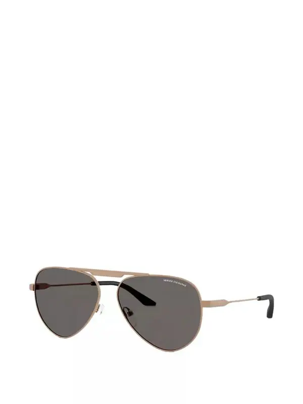 Armani Exchange Pilot-frame Sunglasses - Brown
