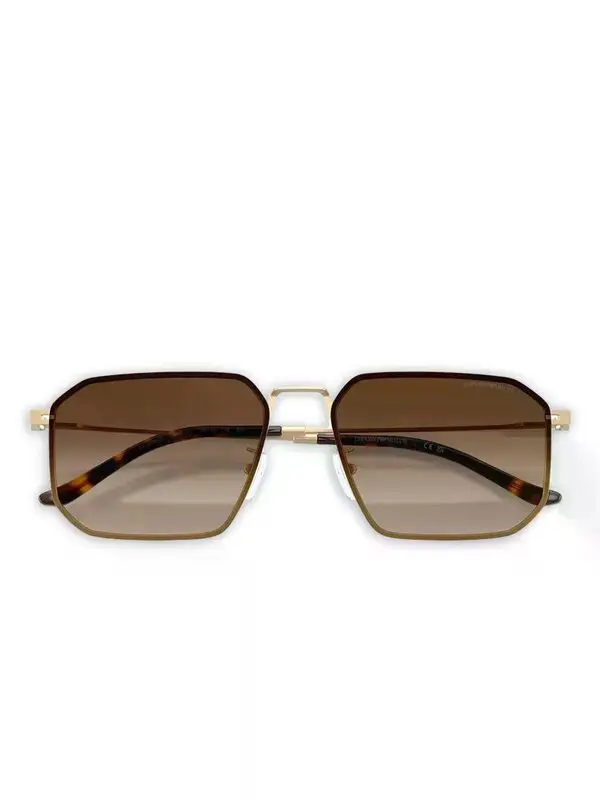 Emporio Armani Geometric Frame Sunglasses