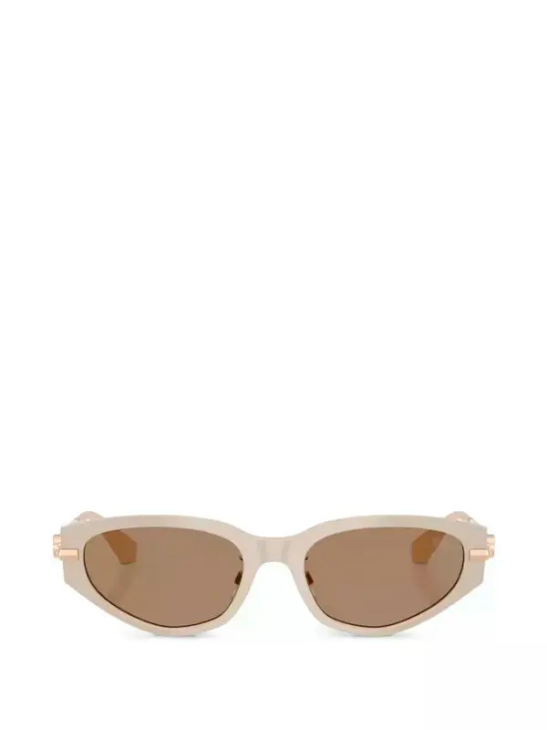 Burberry Beige Cat-eye Sunglasses - Neutrals
