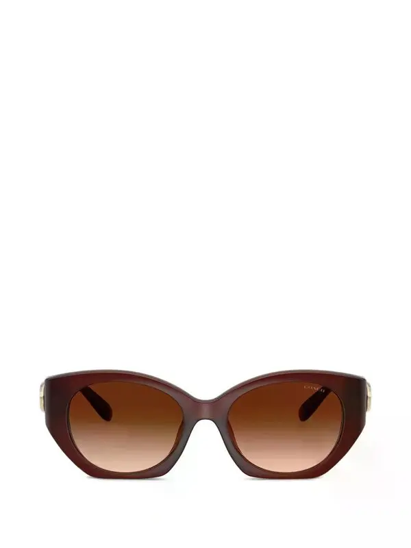 COACH Maxi Sculpted C Oval-frame Sunglasses