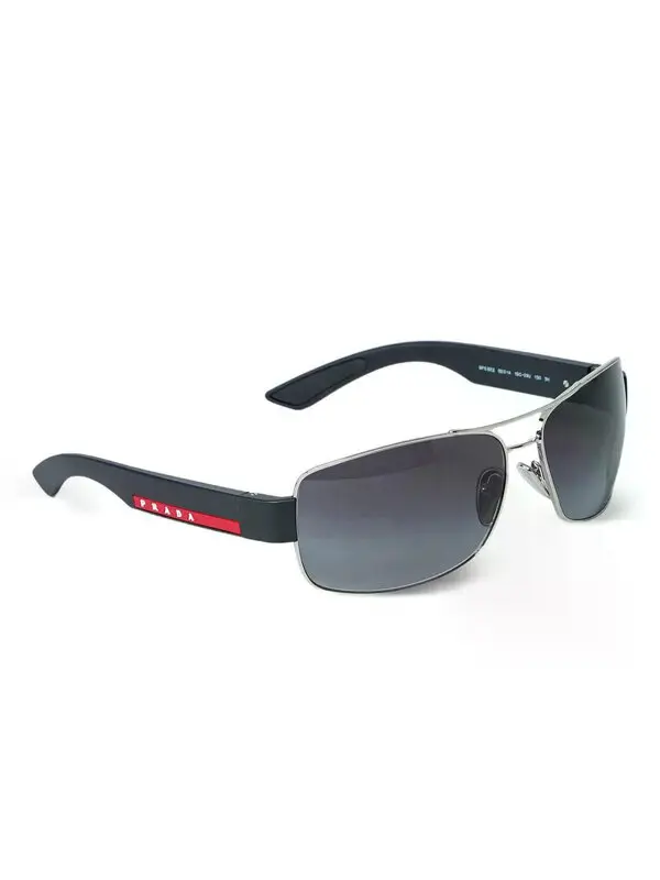 Prada Logo Hinges Square Sunglasses