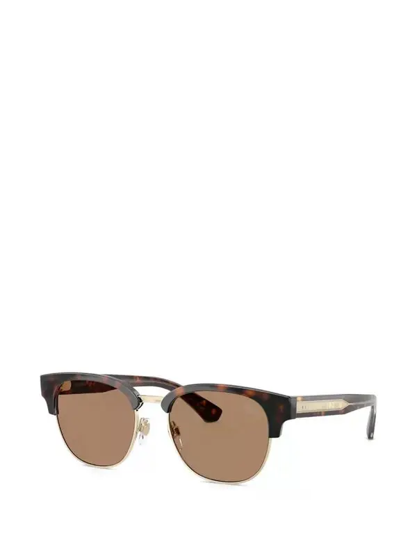 Burberry Havana Browline Sunglasses