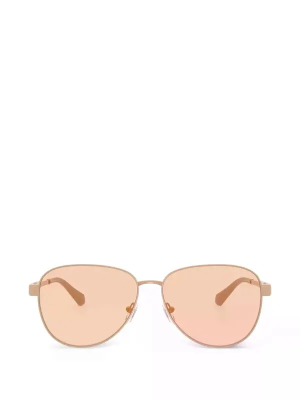 Michael Kors Biarritz Pilot-frame Sunglasses - Gold