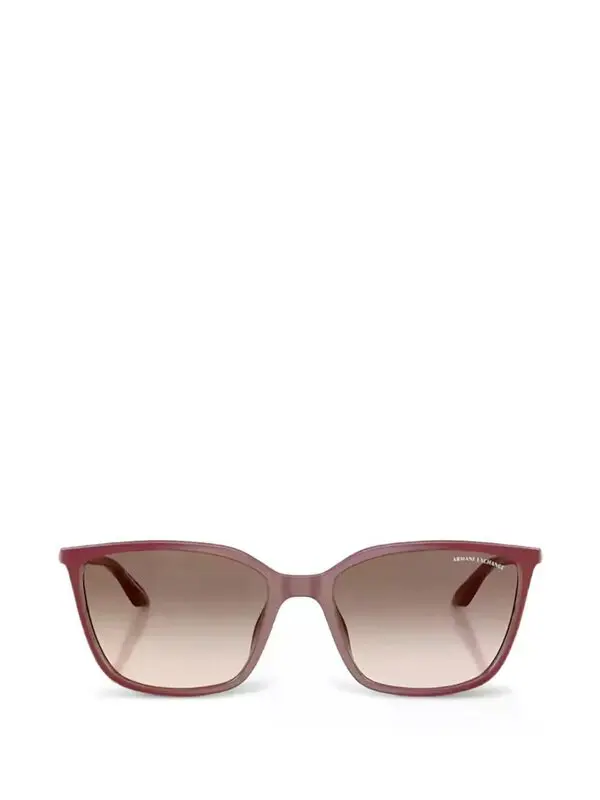 Armani Exchange Square-frame Sunglasses - Red