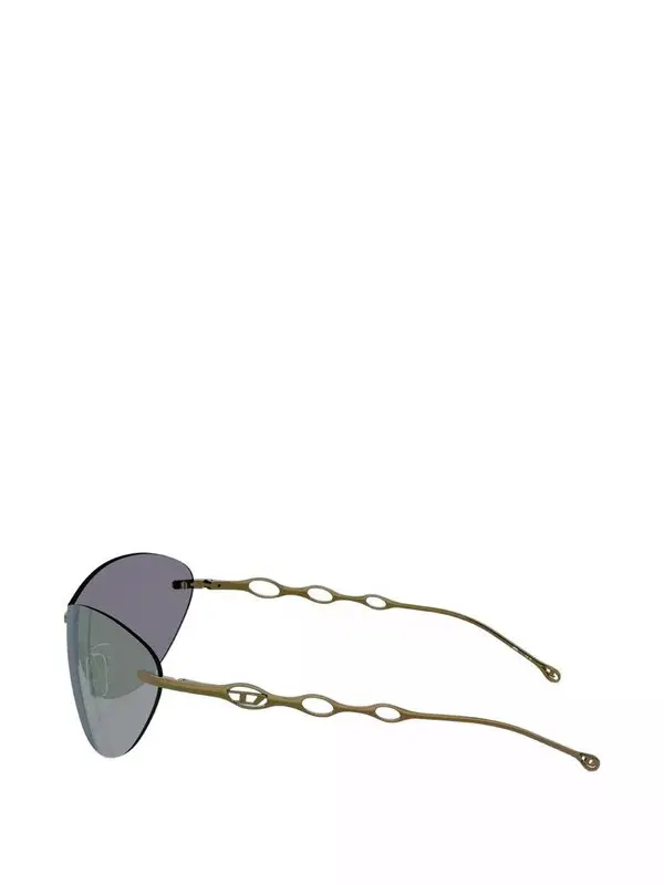 DIESEL® Logo-plaque Cat-eye Sunglasses