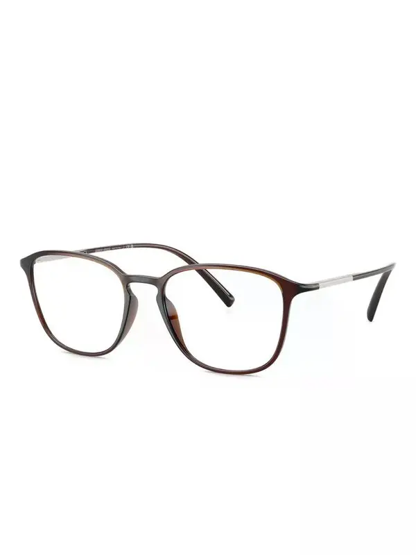 Giorgio Armani Metal-frame Rectangle Glasses