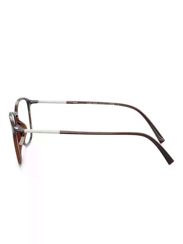 Giorgio Armani Metal-frame Rectangle Glasses