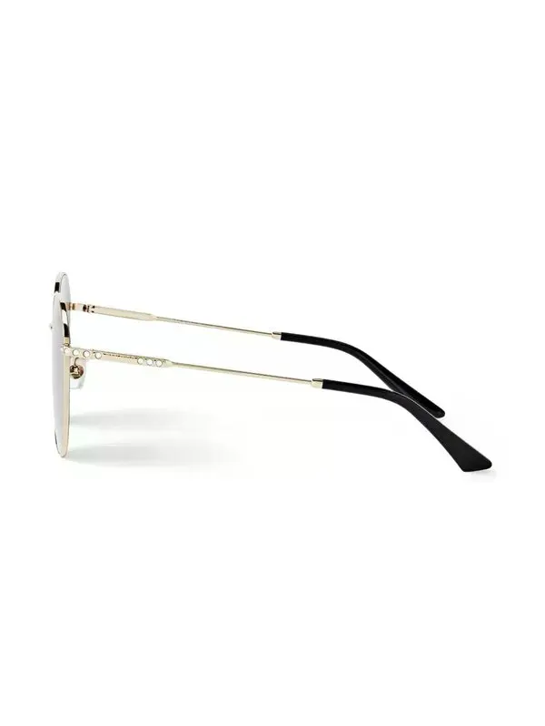 JIMMY CHOO Kamryn Round-frame Sunglasses