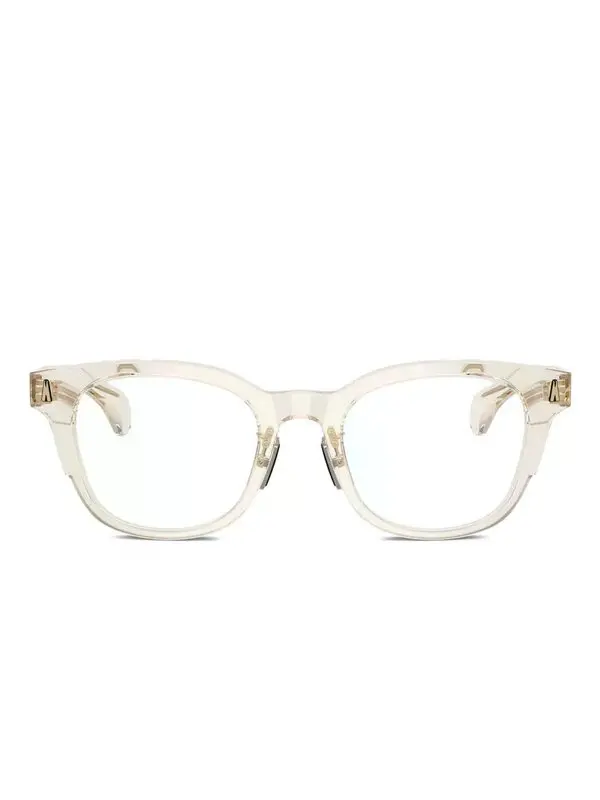 Moncler Transparent Acetate Frames - White