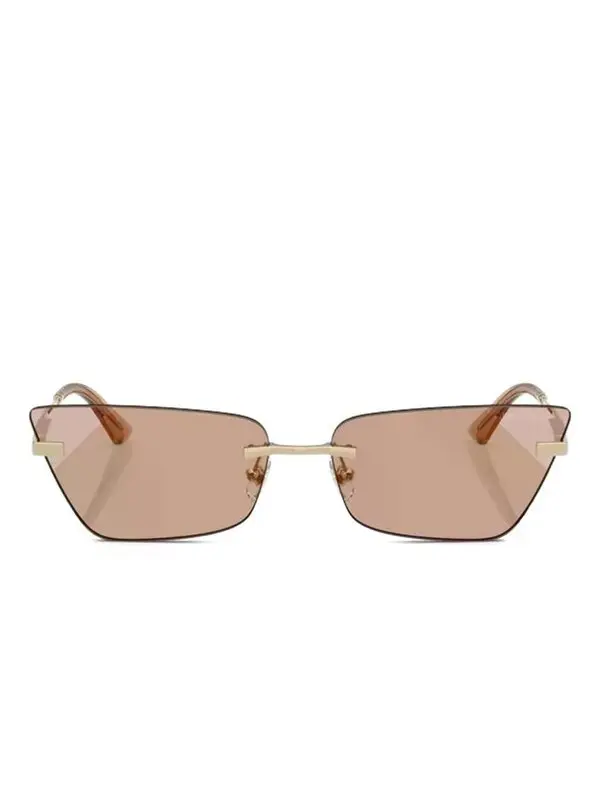 JIMMY CHOO Soraya Geometric Sunglasses - Gold