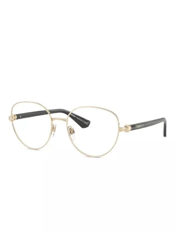 Burberry Round-frame Glasses - Gold