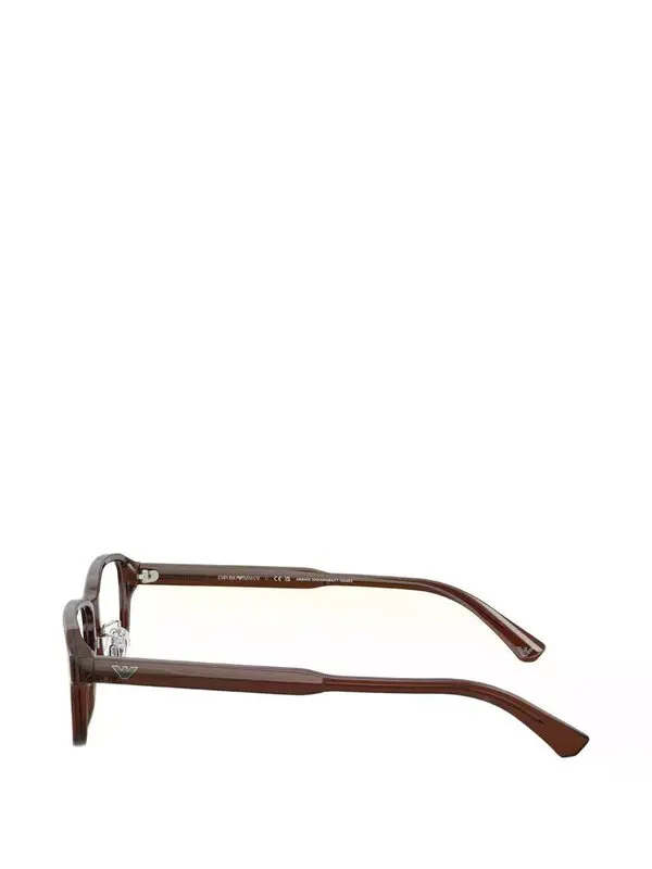 Emporio Armani Rectangle Frame Eyeglasses