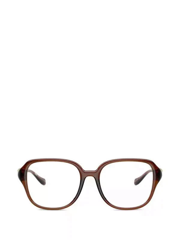Versace Coach Round Frame Sunglasses - Brown