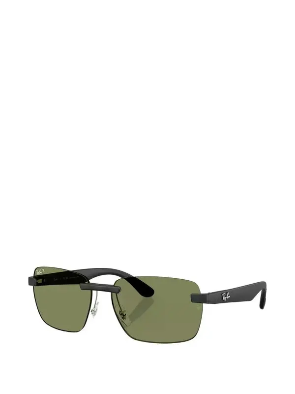 Ray-ban Rectangle Frame Sunglasses - Black