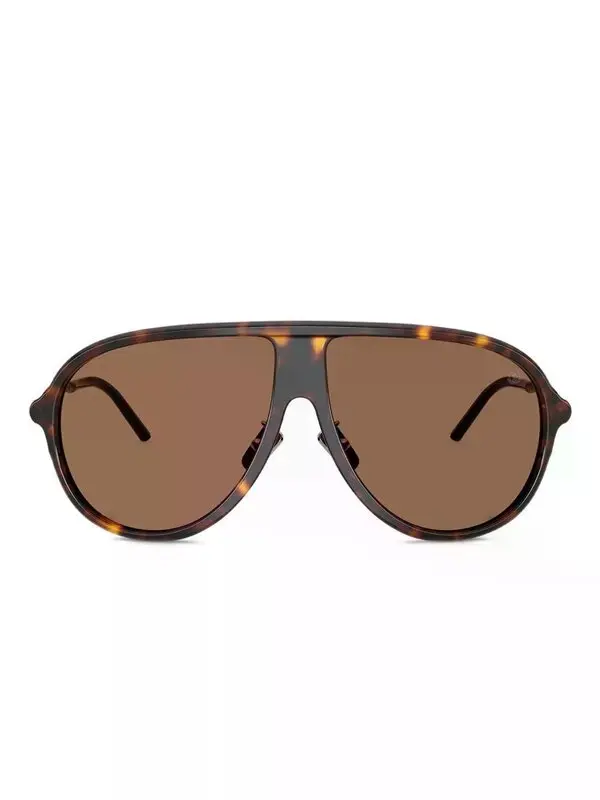 Moncler Pilot Frame Sunglasses - Brown