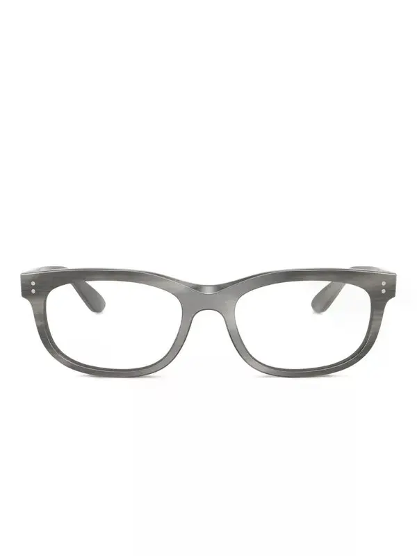 Ray-ban Rx5489 Striped Eyeglasses - Grey