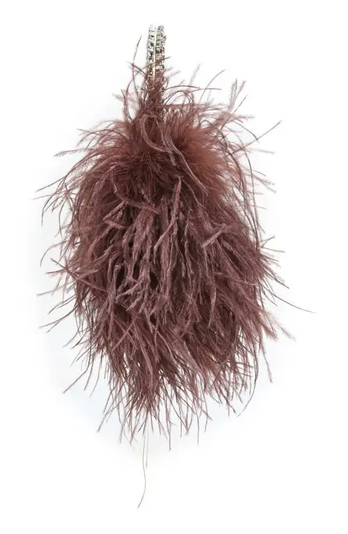 L’ALINGI Karma Feather Crystal Top Handle Bag