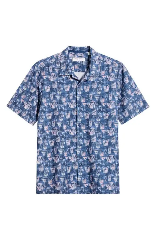 Tommy Bahama Bahama Coast Mai Tai-dye Short Sleeve Button-up Shirt