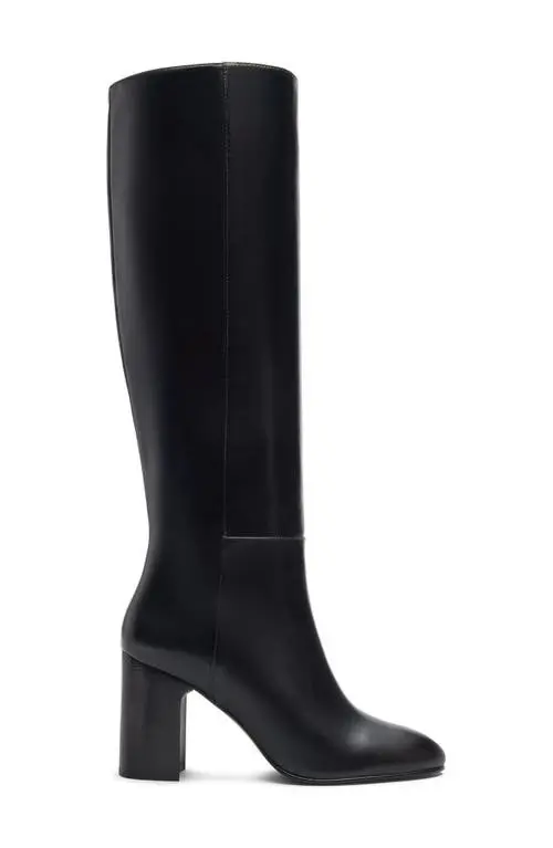 STUART WEITZMAN Mulberry Knee High Boot - Black Leather