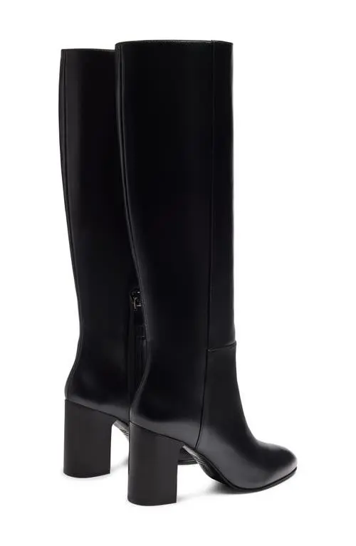STUART WEITZMAN Mulberry Knee High Boot - Black Leather
