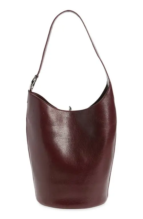 Rabanne Textured Leather Ring Tote