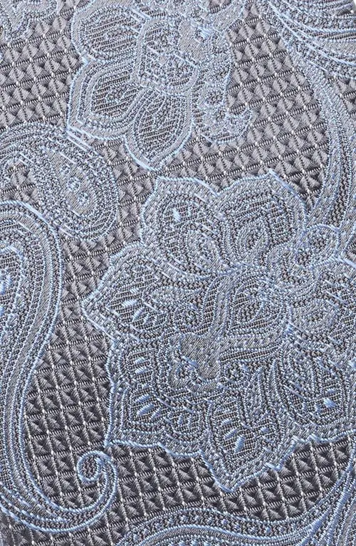 Nordstrom Begonia Paisley Silk Jacquard Tie - Charcoal