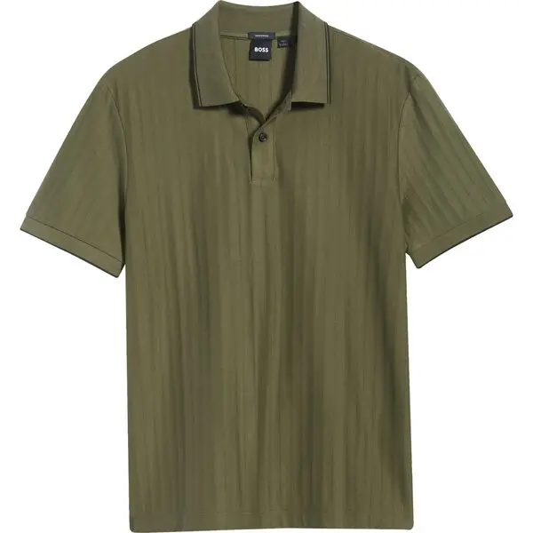 BOSS Parlay Tipped Cotton Polo