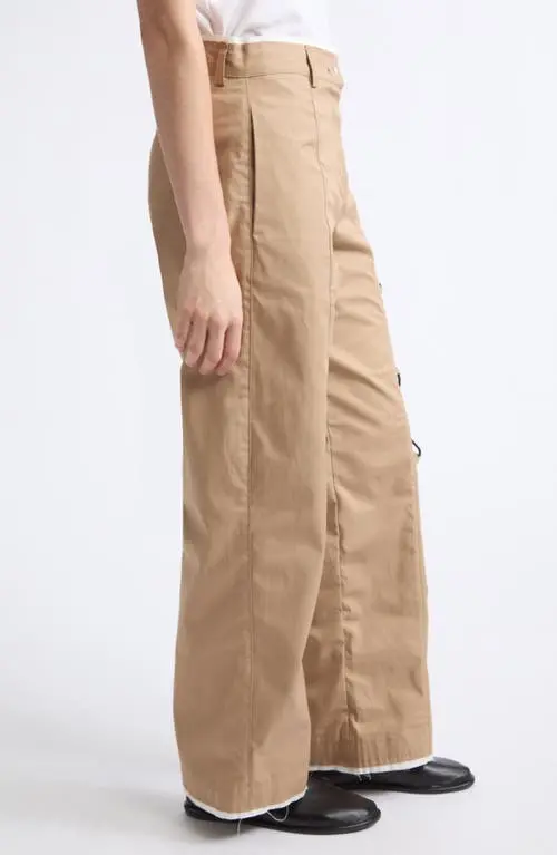 KUR Wide Leg Cotton Pants