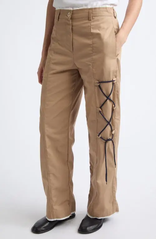 KUR Wide Leg Cotton Pants