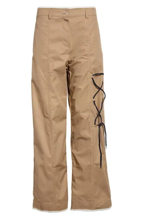 KUR Wide Leg Cotton Pants