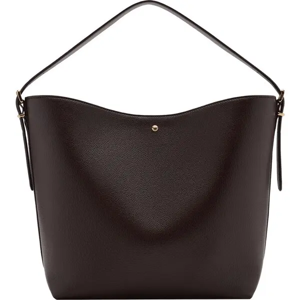 Mango Large Bucket Bag - Chocolate