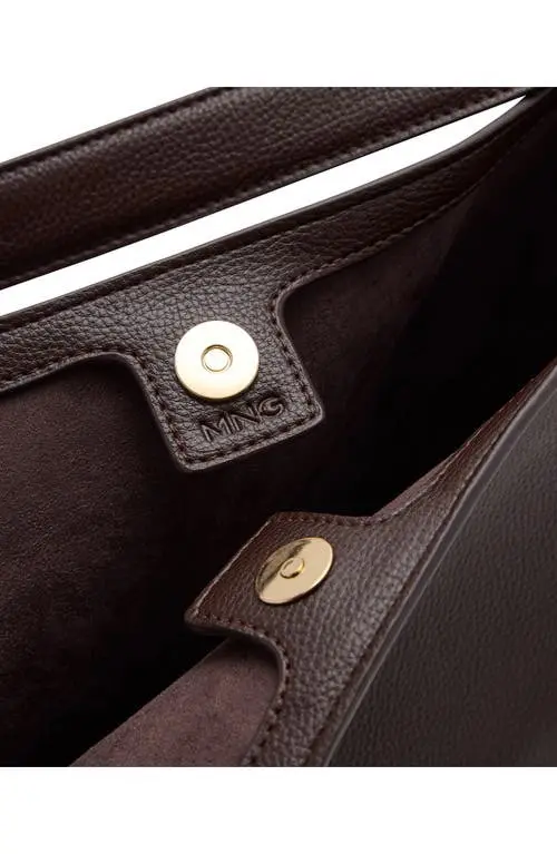 Mango Large Bucket Bag - Chocolate