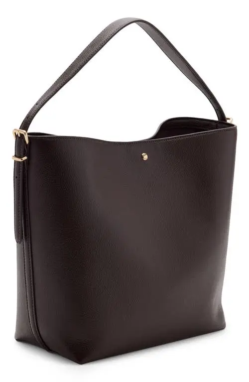 Mango Large Bucket Bag - Chocolate