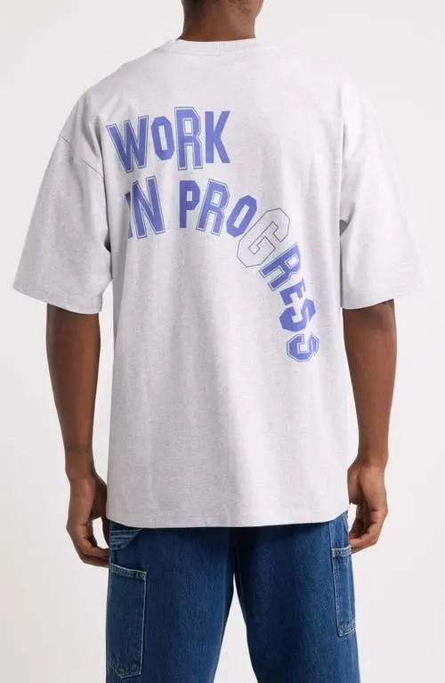 Carhartt Work In Progress Well Built Organic Cotton Graphic T-shirt - Ash Heather