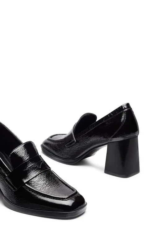 STUART WEITZMAN Vera Loafer With Stacked Heel