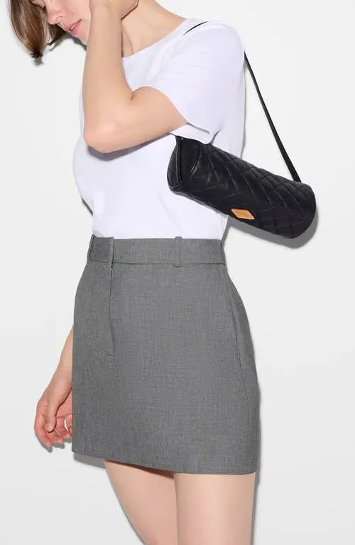 Mz Wallace Astor Cylinder Nylon Shoulder Bag