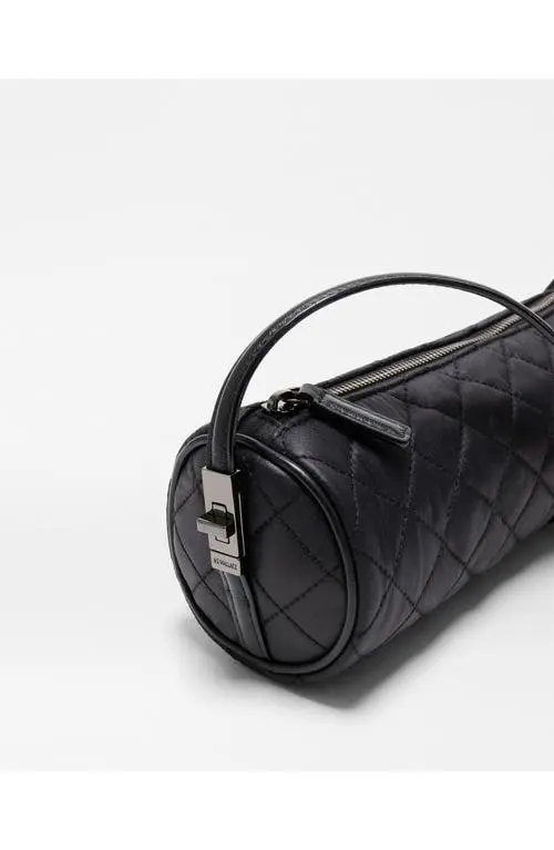 Mz Wallace Astor Cylinder Nylon Shoulder Bag
