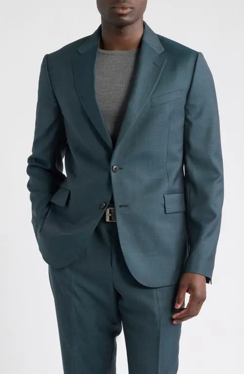 Paul Smith Tailored Fit Wool Suit - Green