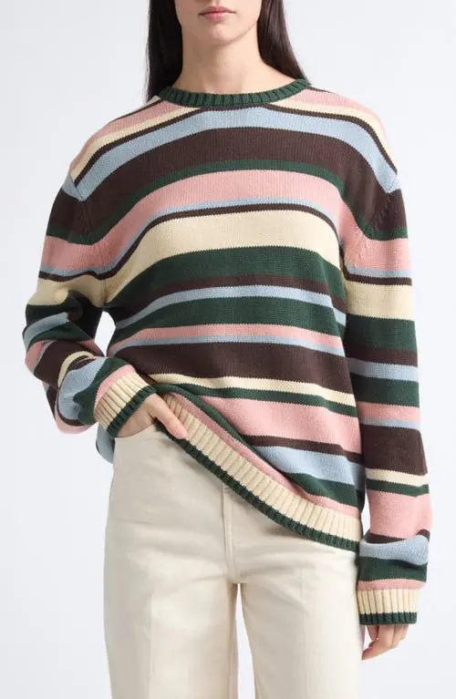 TANNER FLETCHER Millhouse Striped Crewneck Sweater - Open Miscellaneous