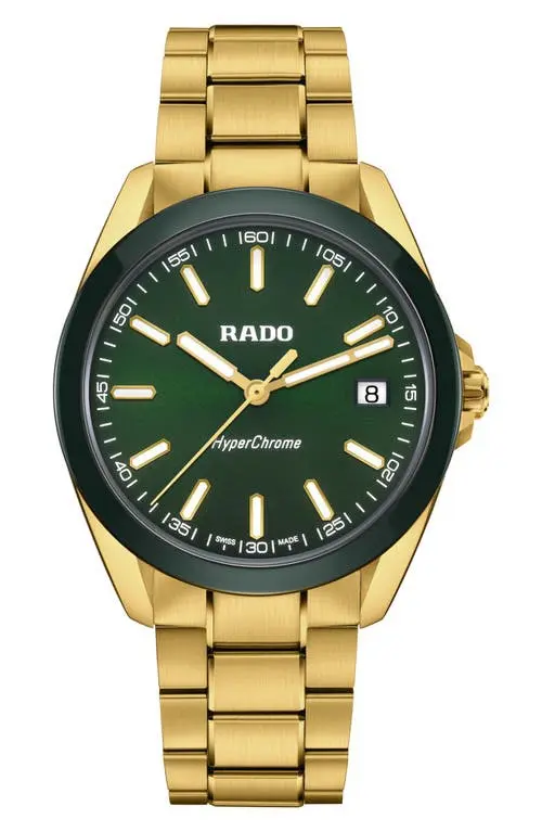 RADO Hyperchrome Bracelet Watch - Green Sunray