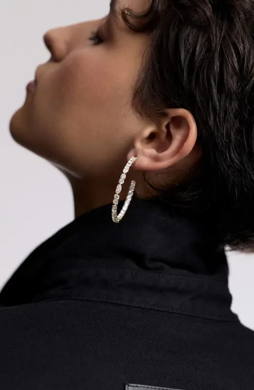Nadri Twinnie Cubic Zirconia C-hoop Earrings - Gold