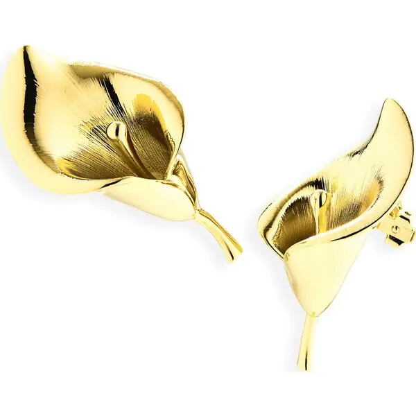 Carolina Herrera Calla Lily Clip-on Earrings