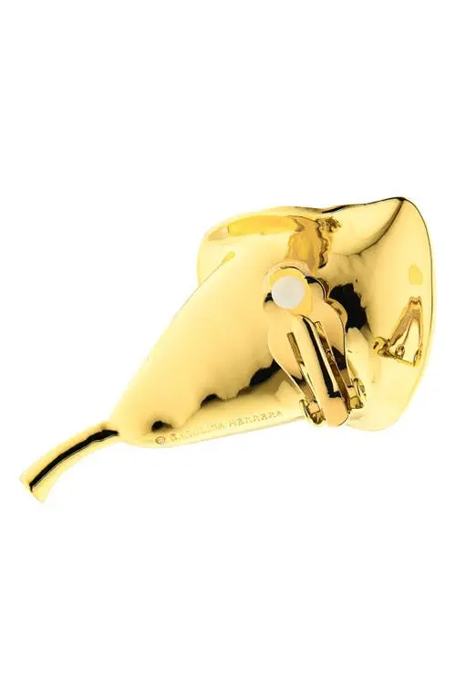 Carolina Herrera Calla Lily Clip-on Earrings