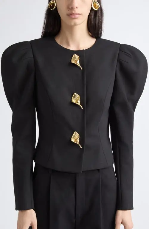 Carolina Herrera Calla Lily Clip-on Earrings