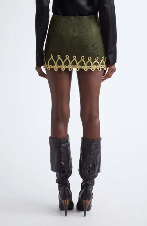 KIM SHUI Jacquard Miniskirt