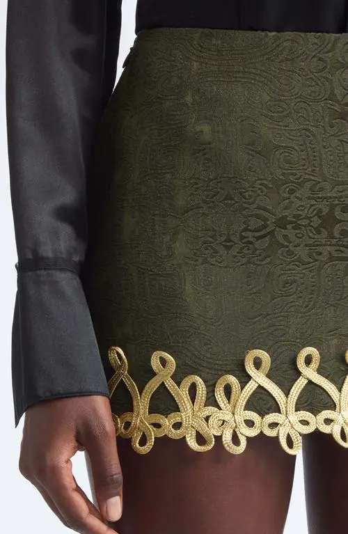 KIM SHUI Jacquard Miniskirt