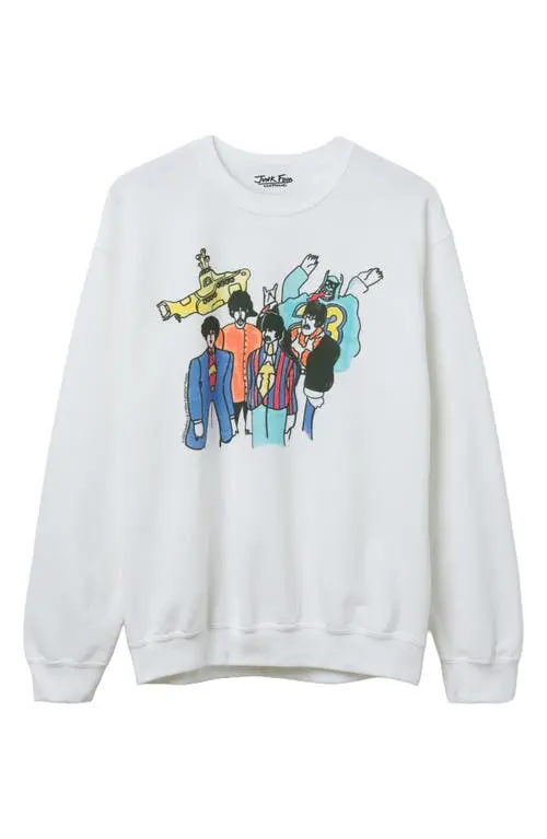 Junk Food Beatles Yellow Submarine Graphic Sweatshirt