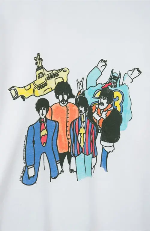 Junk Food Beatles Yellow Submarine Graphic Sweatshirt