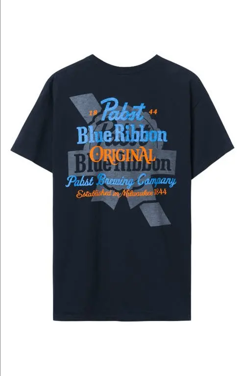 Junk Food Pabst Blue Ribbon® Cotton Graphic T-shirt